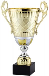 AMC21-ABC Gold Trophy Cup - Free Engraving & Shipping!