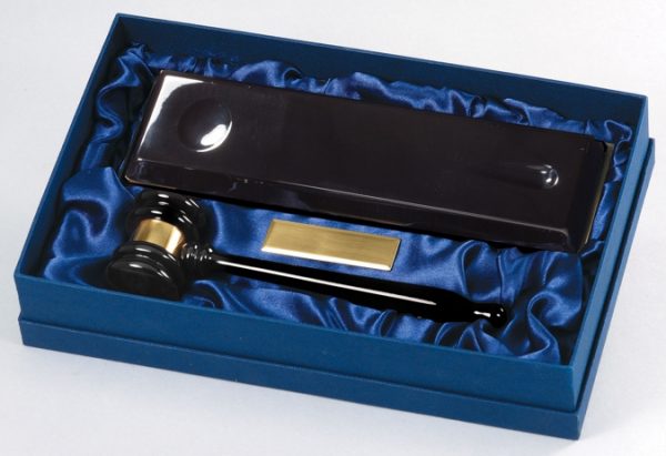 Black Gavel Award GV139 with Free Engraving