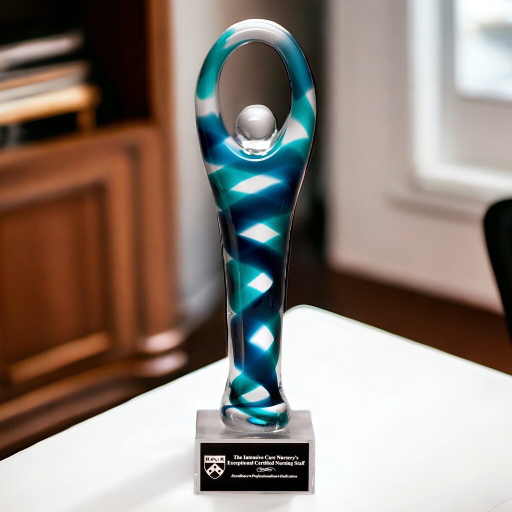 Victory Glass Art Award - Hit Trophy